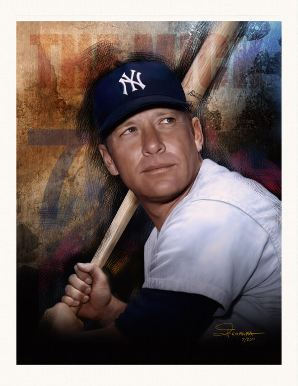 Mickey Mantle No. 7 – ChampionshipArt - The Art of Champions